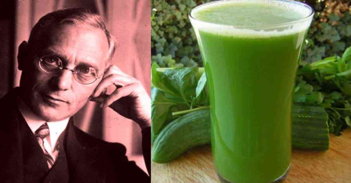 Terapia de Gerson: Sucos que expulsam câncer