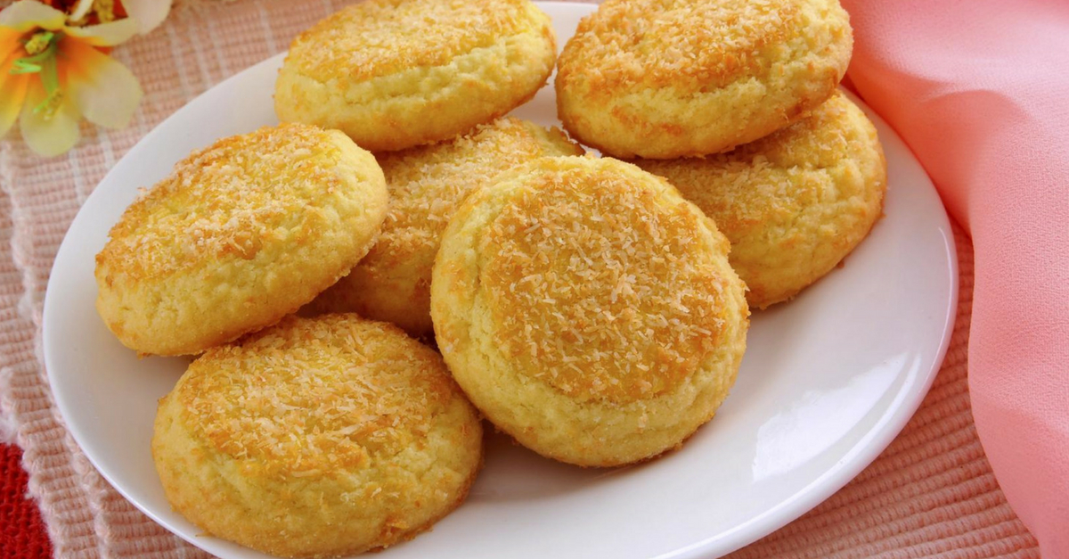 10 Receitas deliciosas de biscoitos de coco