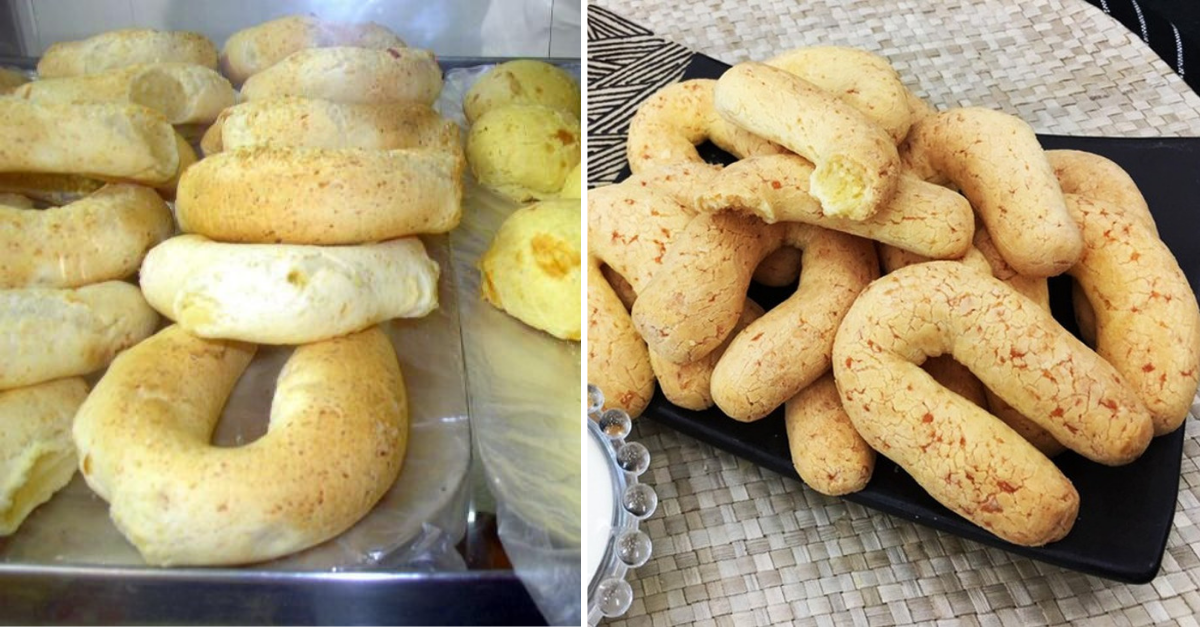 Receitas de chipa para servir no café: 2 salgadas e 1 com goiabada