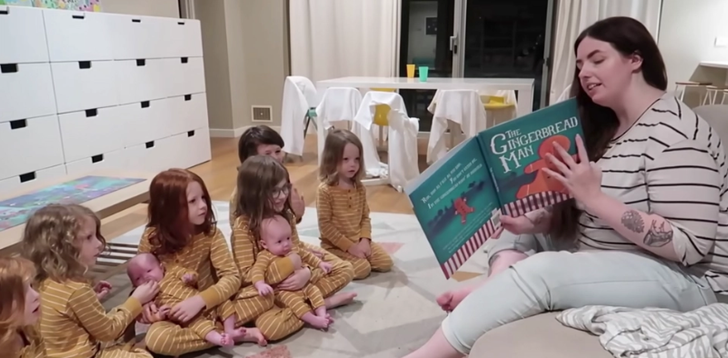 Mãe de 8 filhos pequenos agora é mãe de 9: conheça a família Dunstan