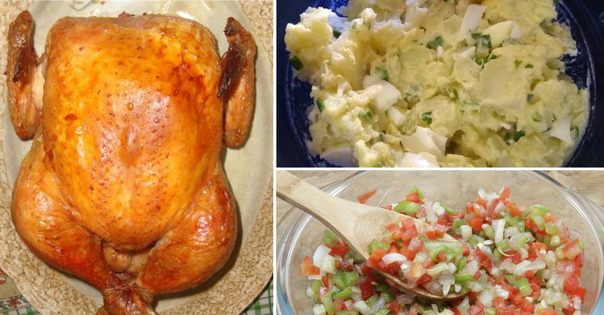 10 Ideias de acompanhamento para frango assado para um almoço completo