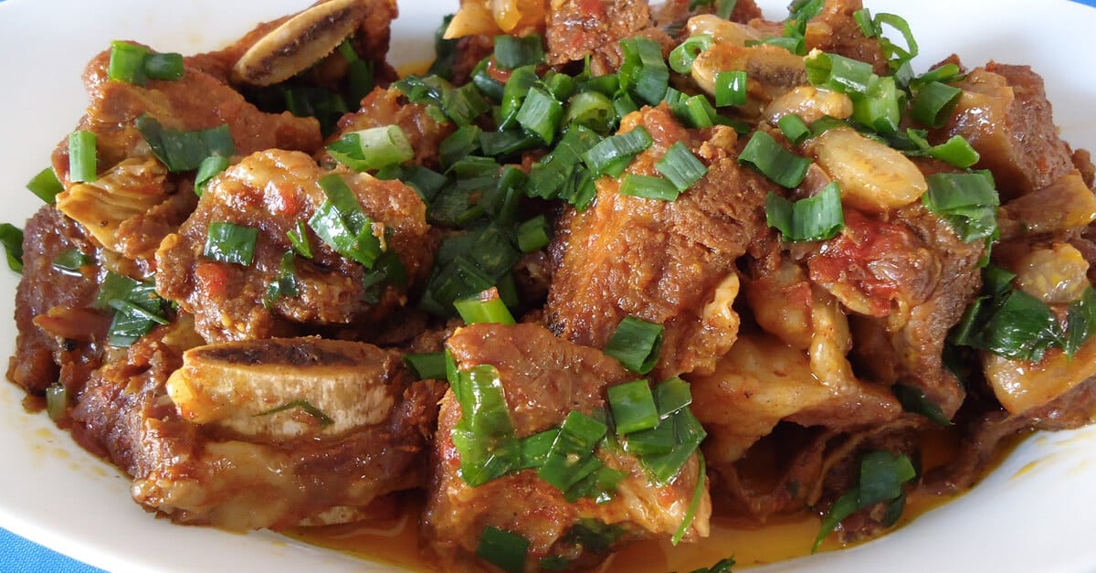 Receita de cozido de costela e inhame