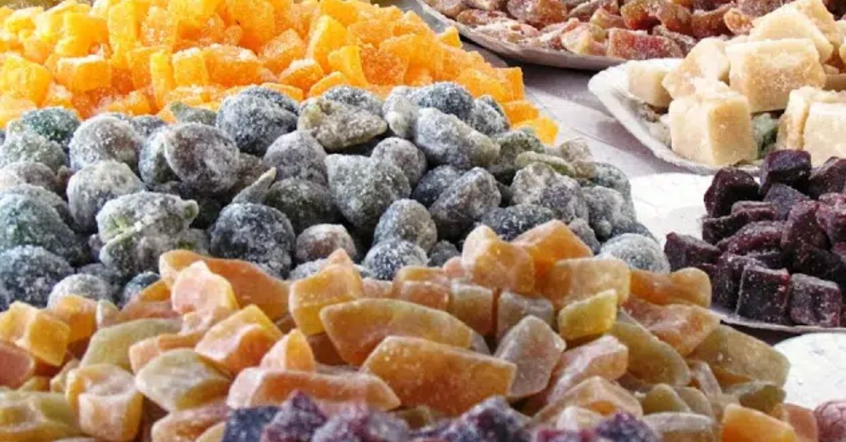 Receita de doces cristalizados deliciosos