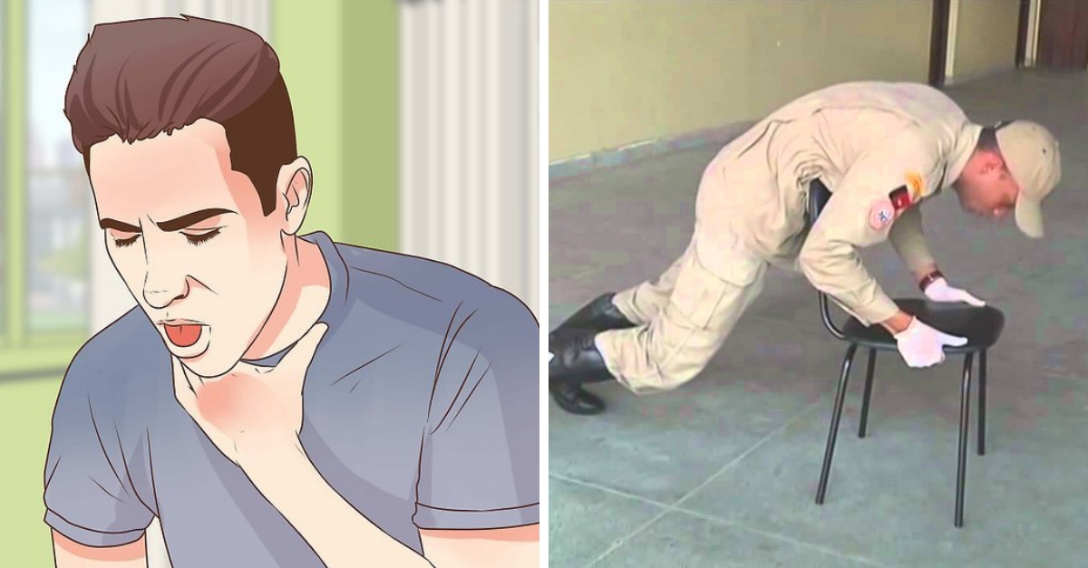 Engasgo - Saiba que fazer quando não tem ninguém para ajudar