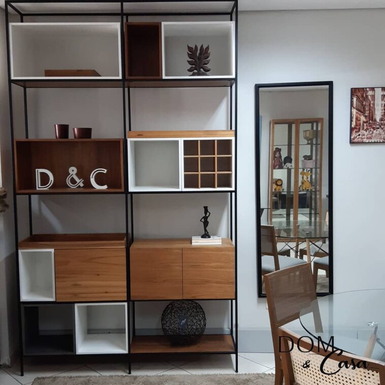 Estante de metal: 10 lindas ideias para decorar a casa
