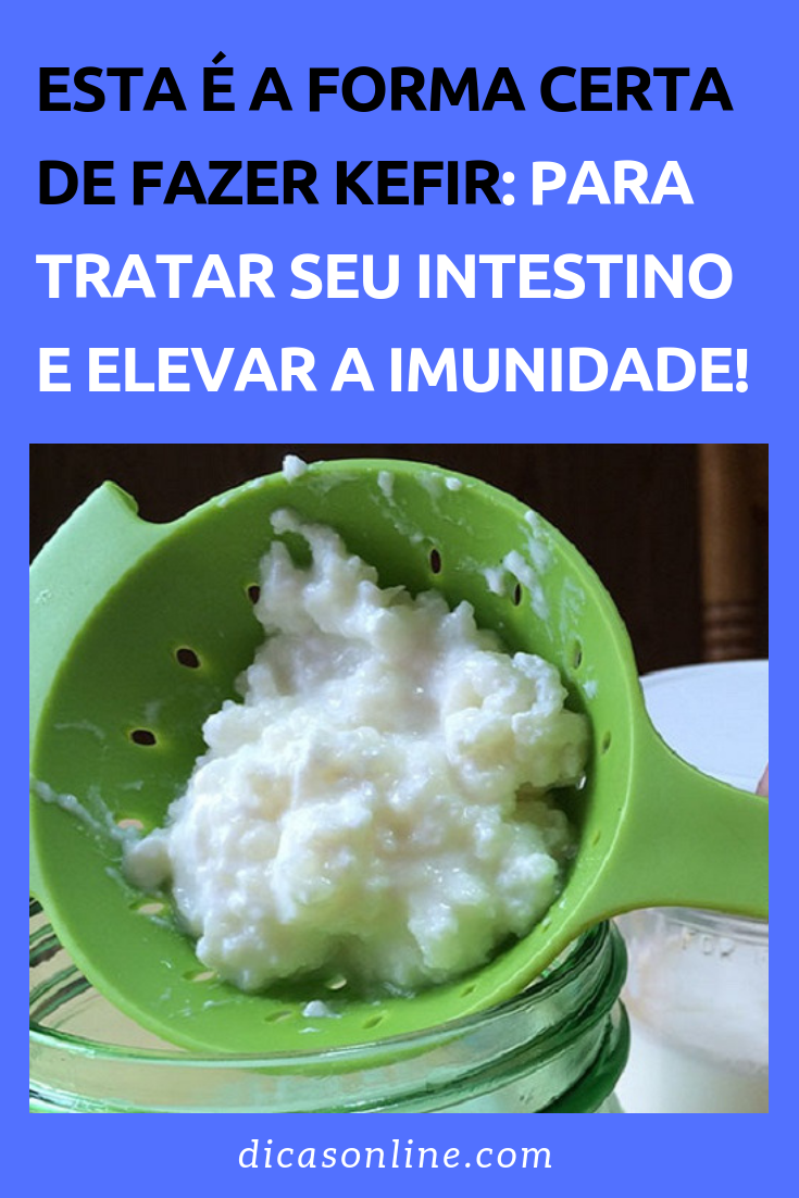 Receita de Kefir