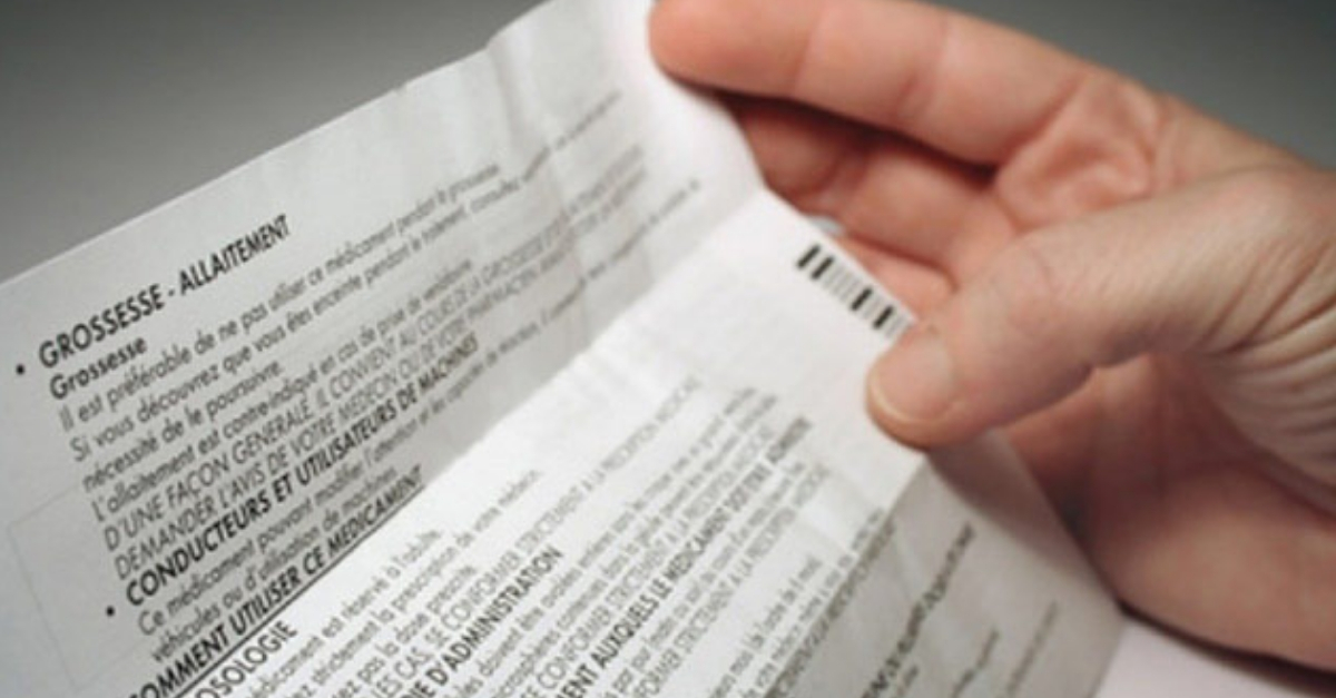 Como ler bula de remédio corretamente