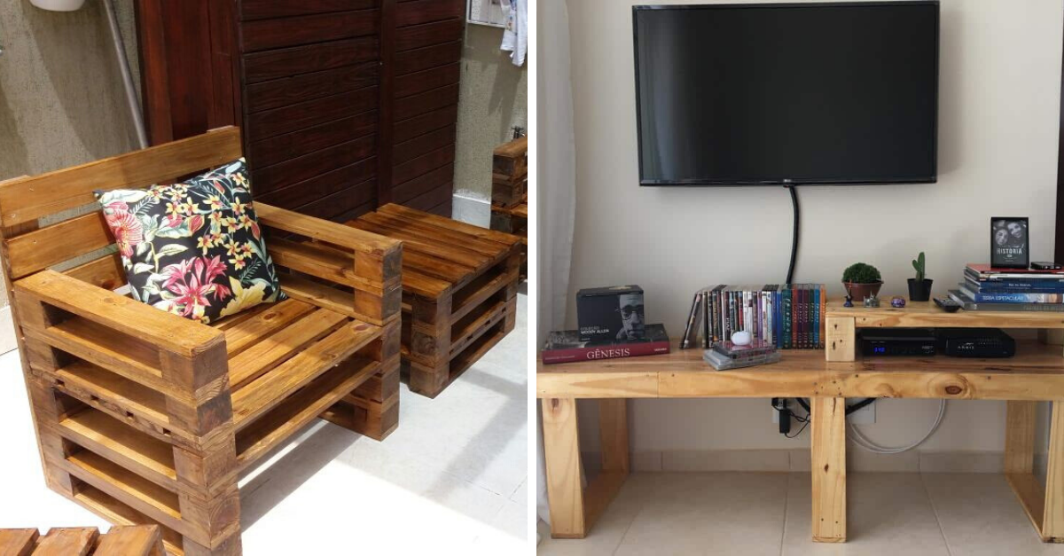 Móveis de pallet: ideias para decorar a casa inteira