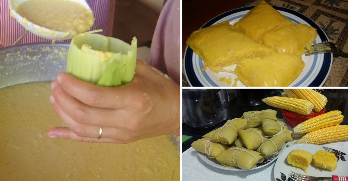 Como fazer pamonha doce de milho