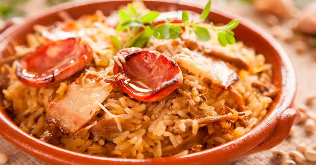 Receita de arroz de pato da avó