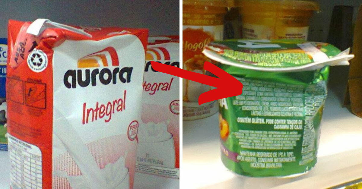 Comprar alimentos com a embalagem danificada é uma boa ideia?