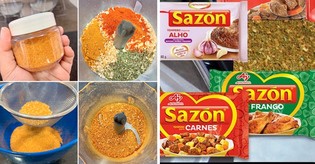 Como fazer Sazón caseiro para usar em qualquer receita
