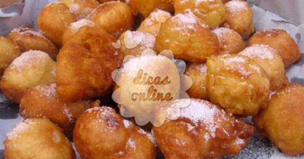 Aprenda a fazer sonhos doces, com sabor a maçã!